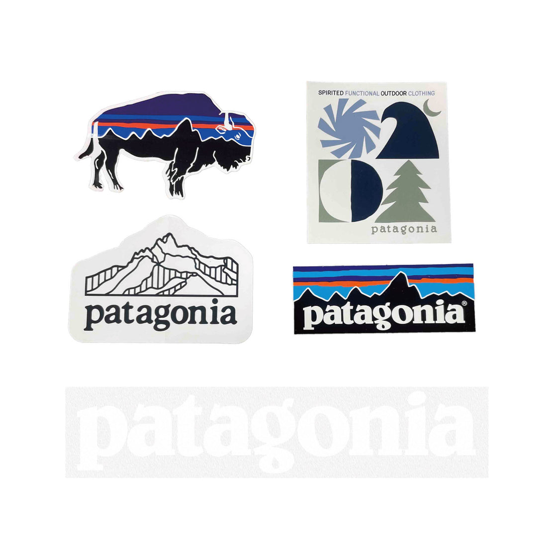 Patagonia® 防水貼紙組 Sticker Pack (5入) – Pro Outdoor