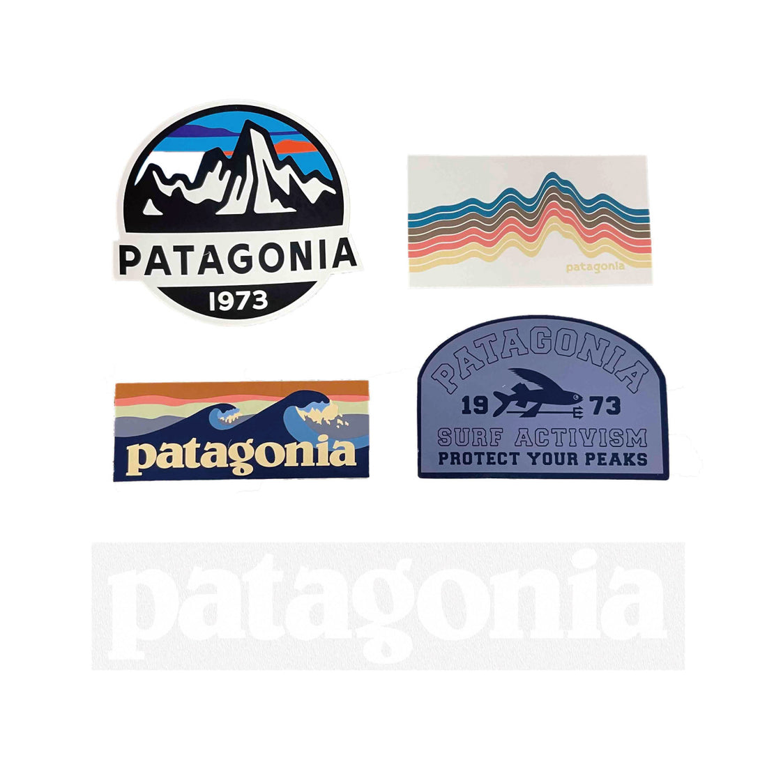 Patagonia® 防水貼紙組 Sticker Pack (5入) – Pro Outdoor