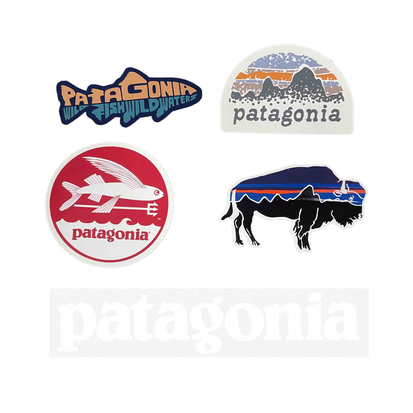 Patagonia® 防水貼紙組 Sticker Pack (5入) – Pro Outdoor