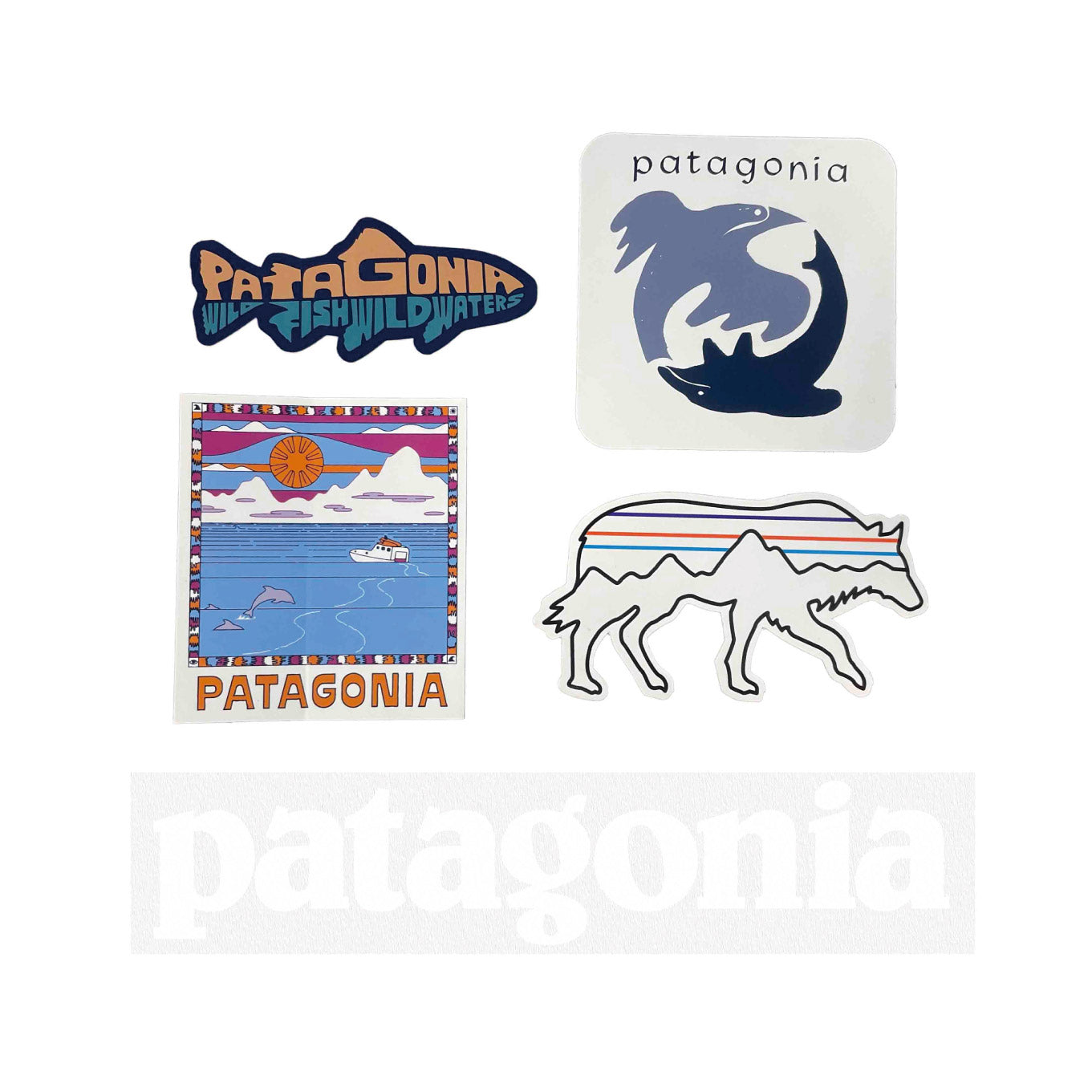 Patagonia® 防水貼紙組 Sticker Pack (5入) – Pro Outdoor